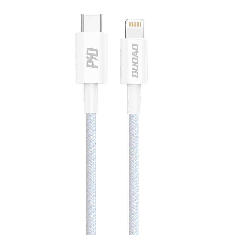 Dudao L6E cable USB Type C - Lightning PD 20W white (L6E) - 4GSM.COM