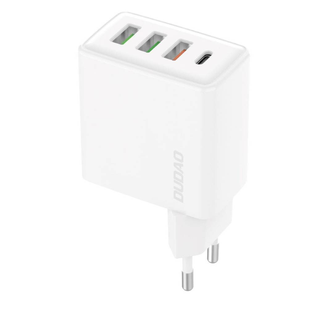 Dudao high-speed charger 3x USB / 1x USB Type C 20W, PD, QC 3.0 white ...