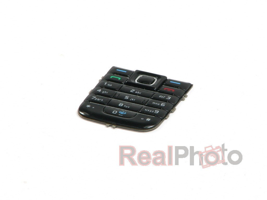 NOKIA 6233 Black Front Body Keyboard Case - 4GSM.COM