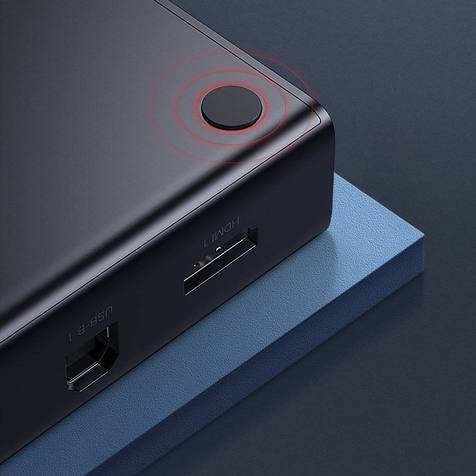 Ugreen KVM (Keyboard Video Mouse) switch 4 x 1 HDMI (female) 4 x USB ...