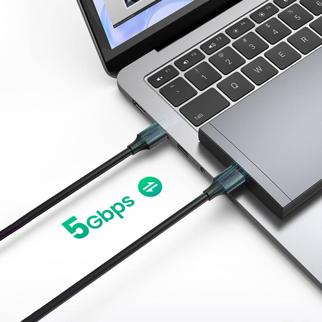 Ugreen uSB 3.2 Gen 1 cable 3 m black (US128 90576) - 4GSM.COM