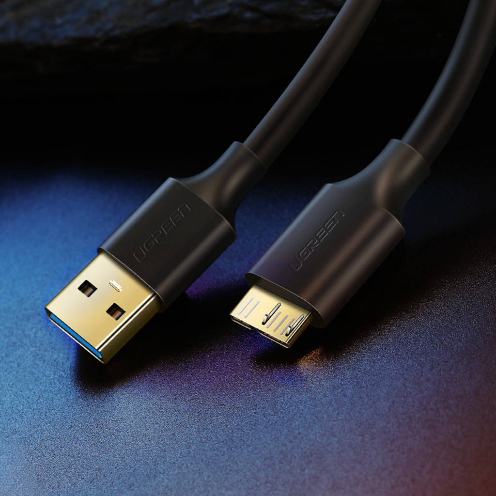 Ugreen cable USB - micro USB Type B SuperSpeed 3.0 2m black (10843) - 4GSM.COM